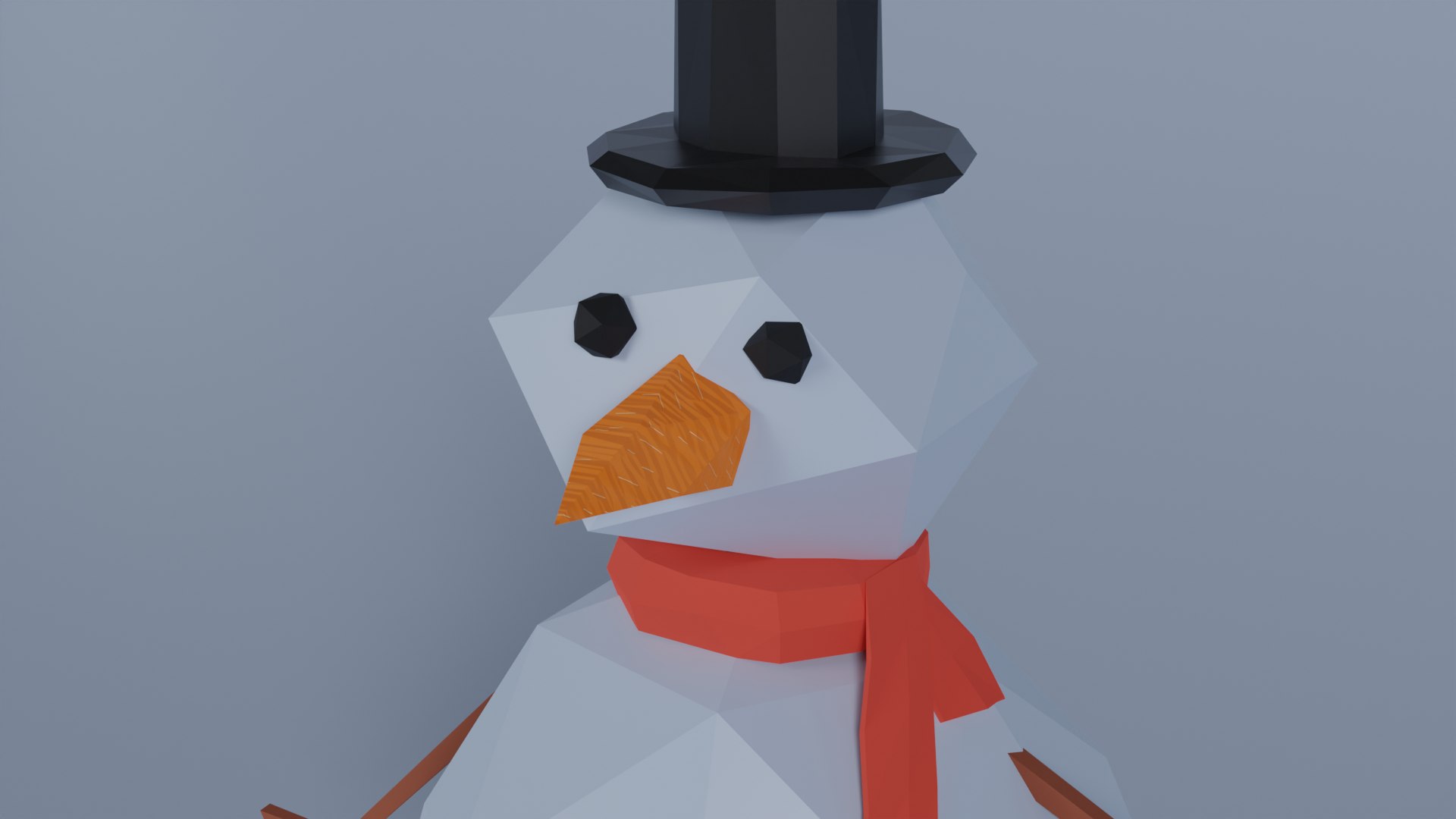 3D Frosty The Fun-Loving Snowman - Low Poly Model - TurboSquid 2009666