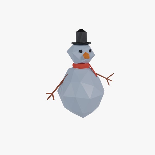 modelo 3d Frosty the Fun-Loving Snowman - Low Poly Model - TurboSquid ...