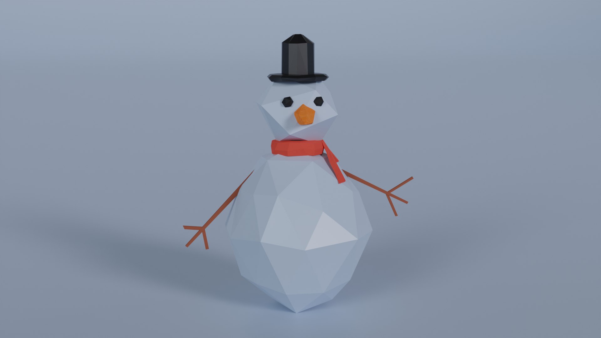 3D Frosty The Fun-Loving Snowman - Low Poly Model - TurboSquid 2009666
