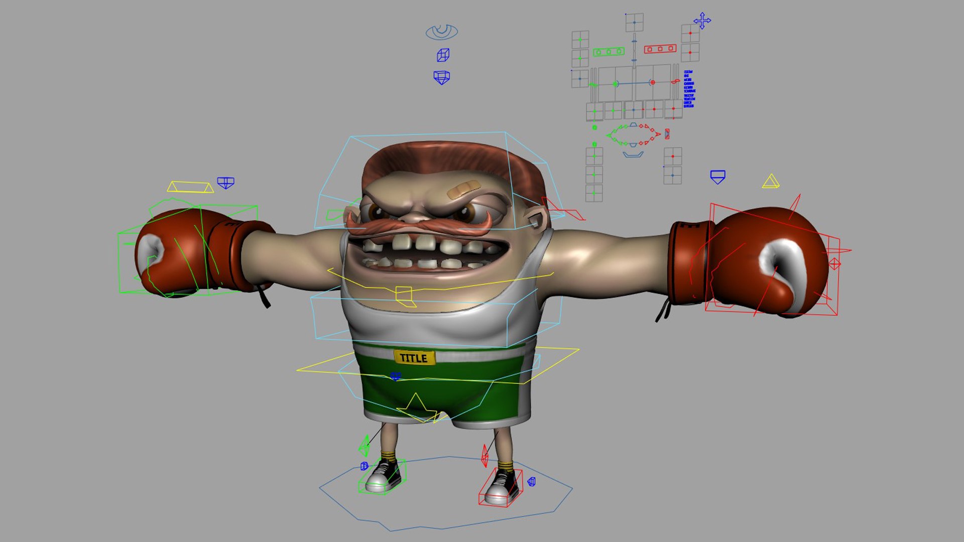 Mini Boxer Anim Rig 3D Model - TurboSquid 2230791