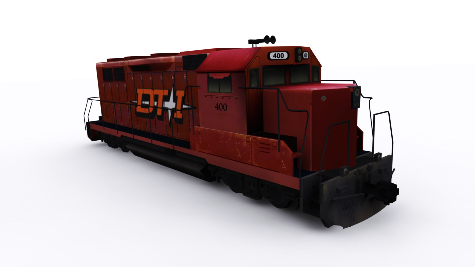 EMD GP40 2 3D Model - TurboSquid 2099932