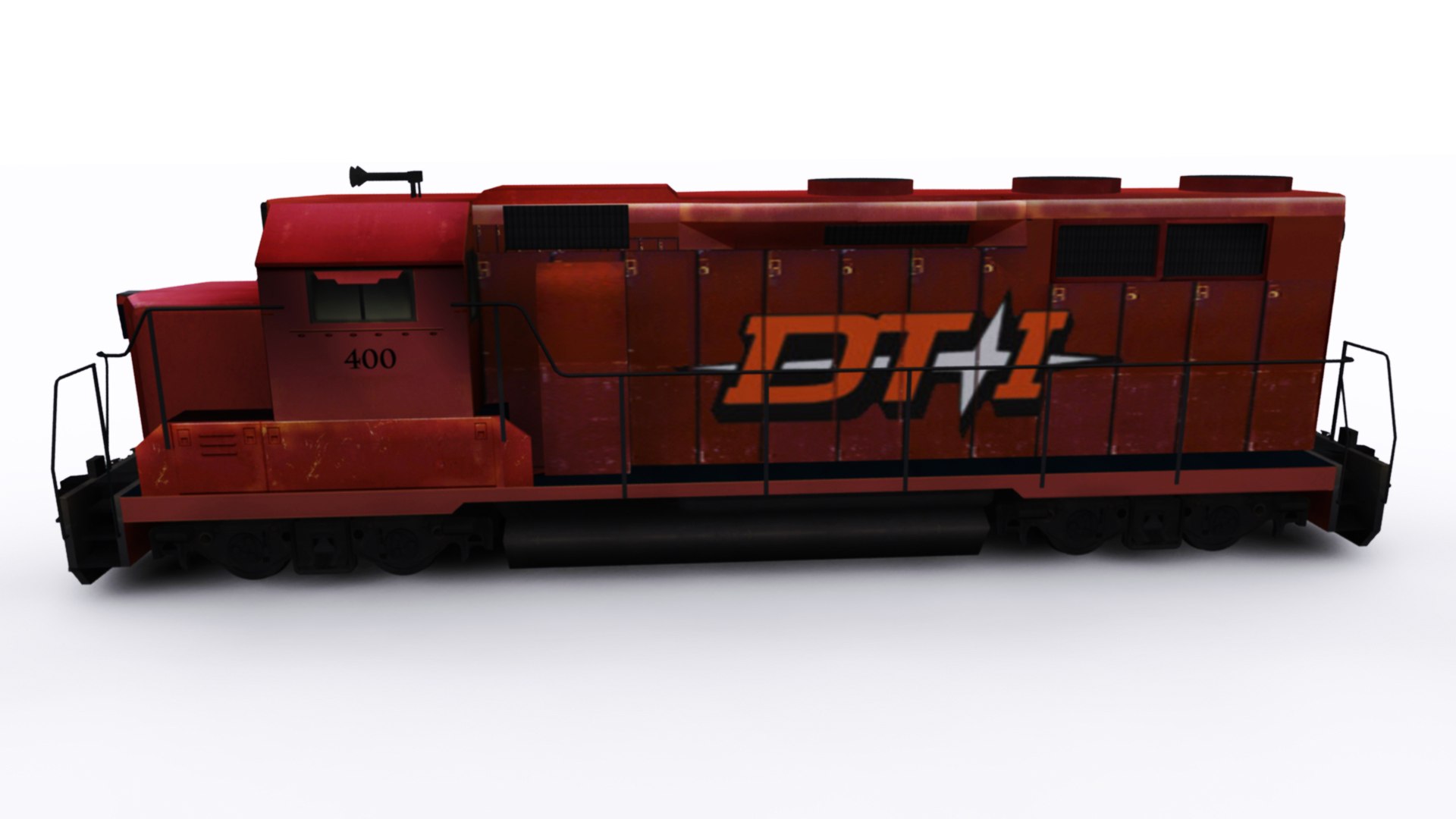 EMD GP40 2 3D Model - TurboSquid 2099932