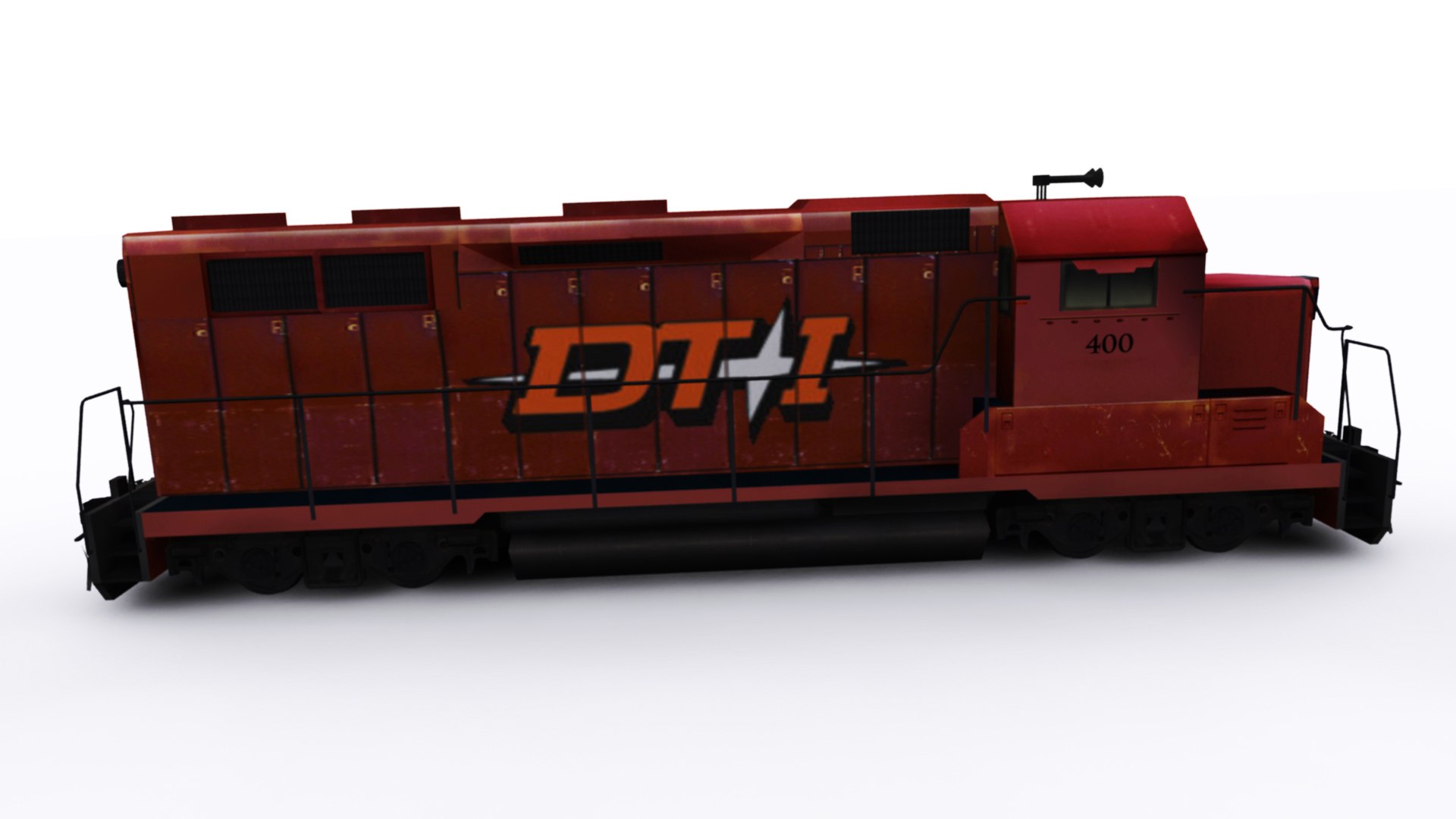 EMD GP40 2 3D Model - TurboSquid 2099932