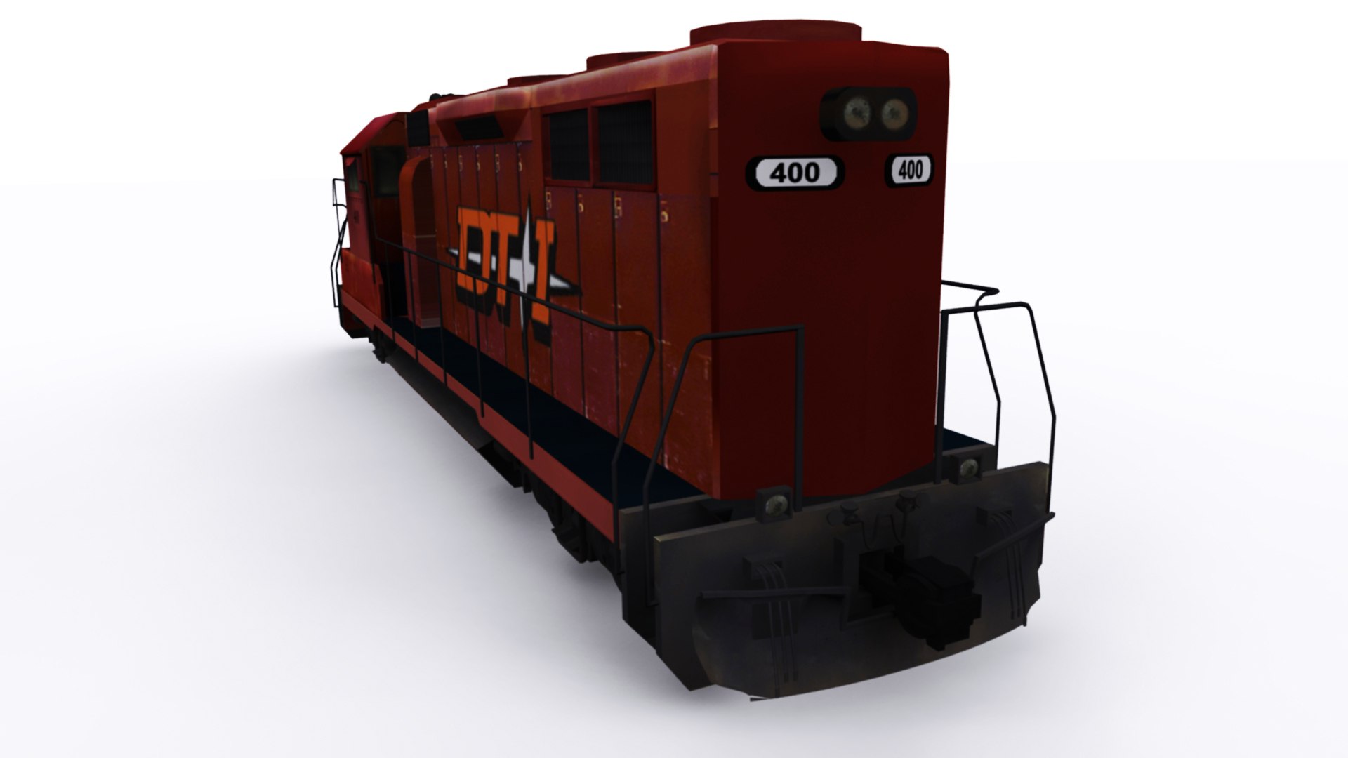 EMD GP40 2 3D Model - TurboSquid 2099932