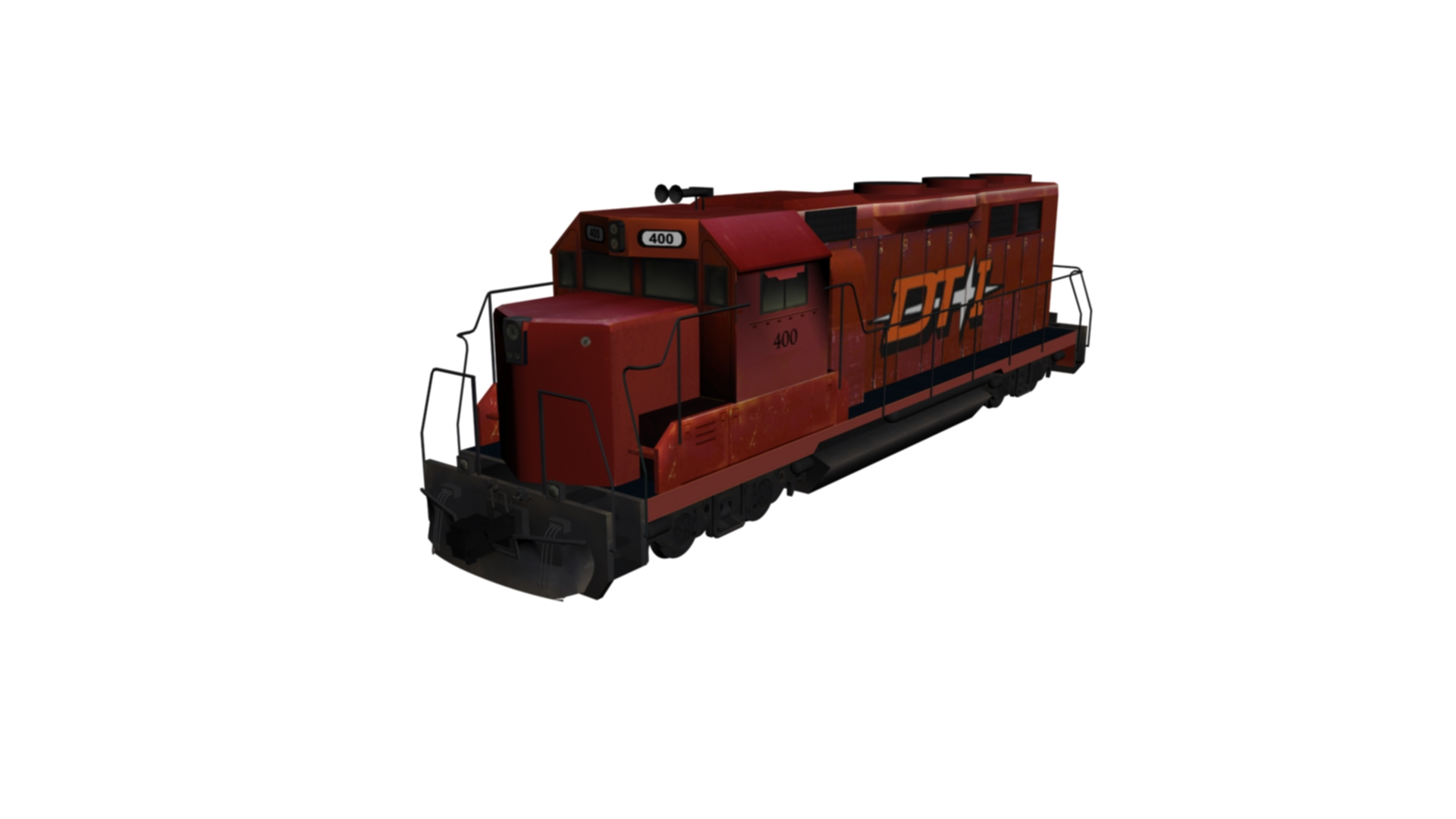 EMD GP40 2 3D Model - TurboSquid 2099932