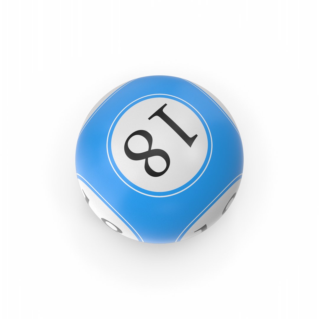 3D Bingo Ball 18 - TurboSquid 2323759