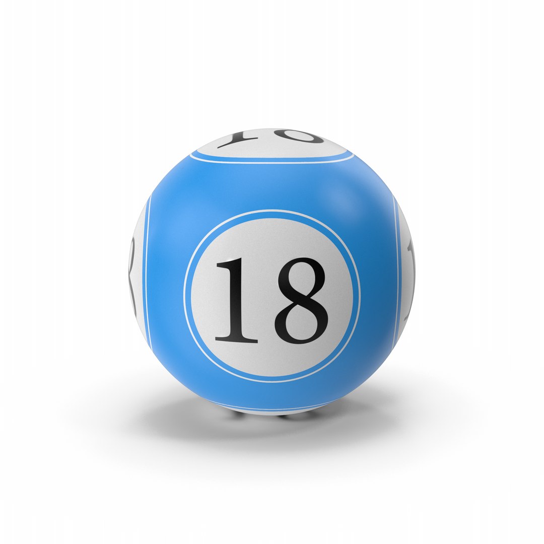 3D Bingo Ball 18 - TurboSquid 2323759
