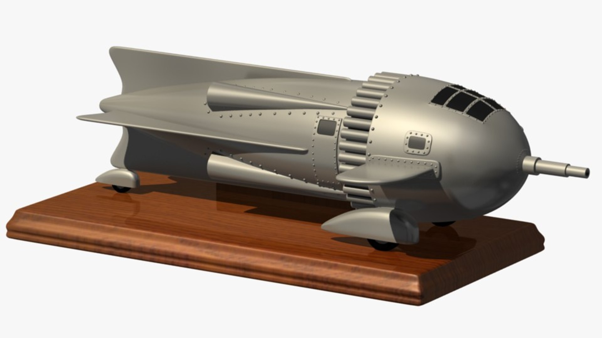 3d Model Flash Gordon Rocket Ship