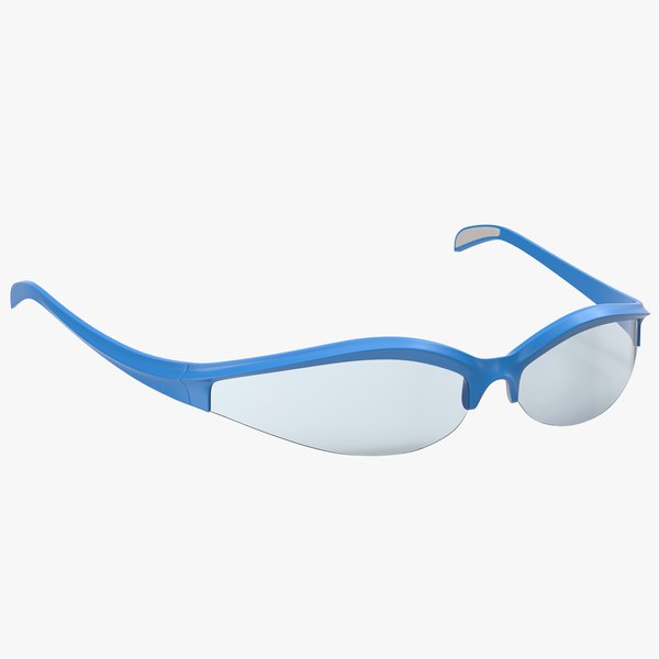 3d model sport glasses 3 modeled