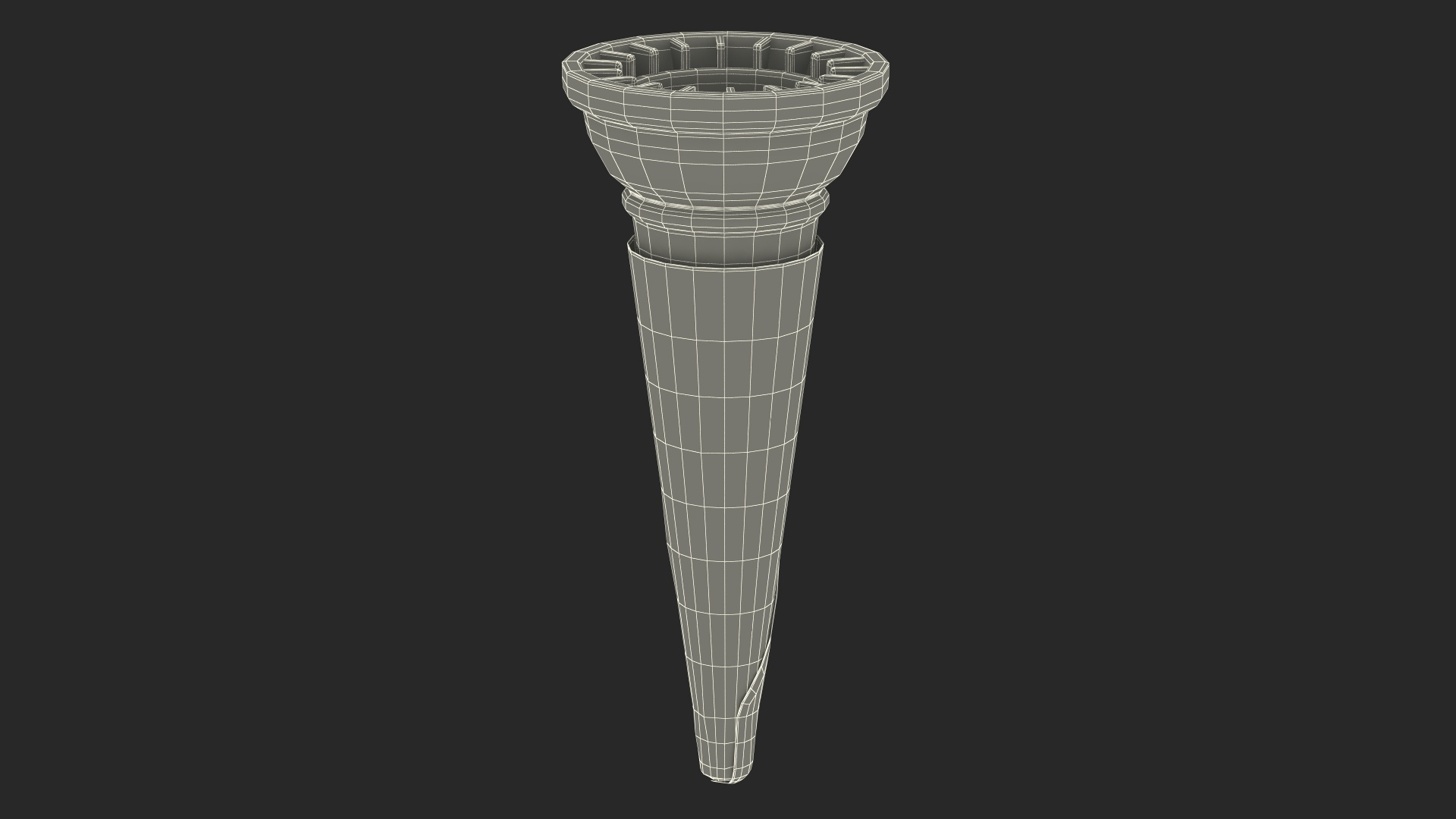 Pointed Bottom JOY Cake Cone 3D - TurboSquid 2246372
