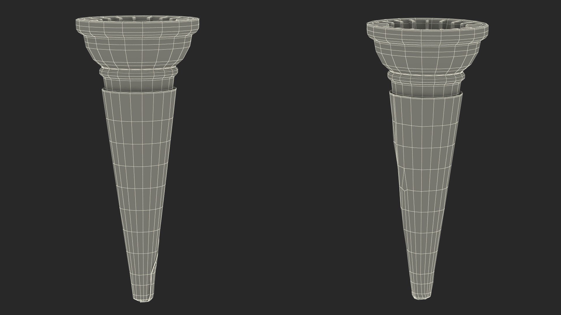 Pointed Bottom JOY Cake Cone 3D - TurboSquid 2246372