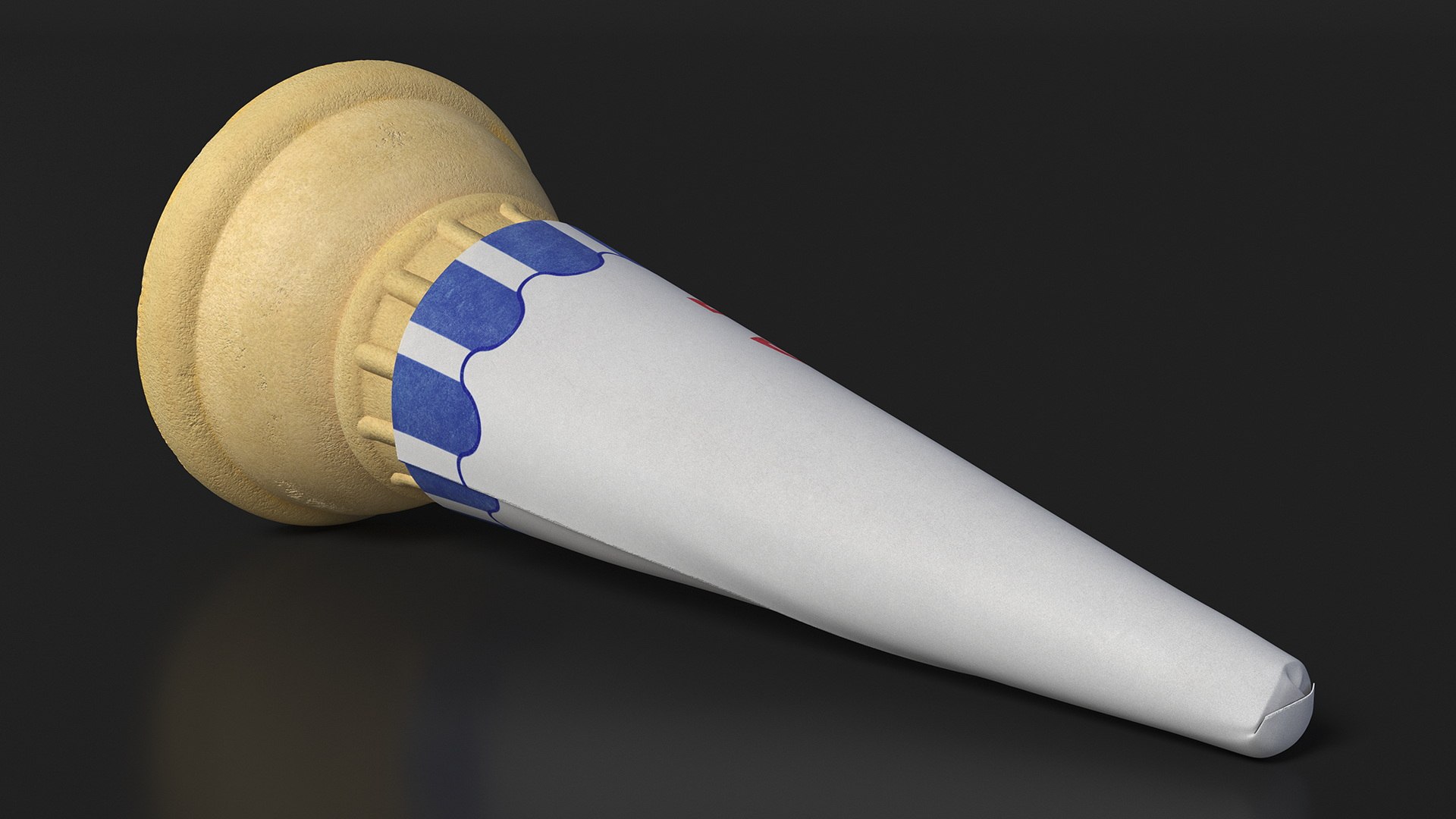 Pointed Bottom JOY Cake Cone 3D - TurboSquid 2246372