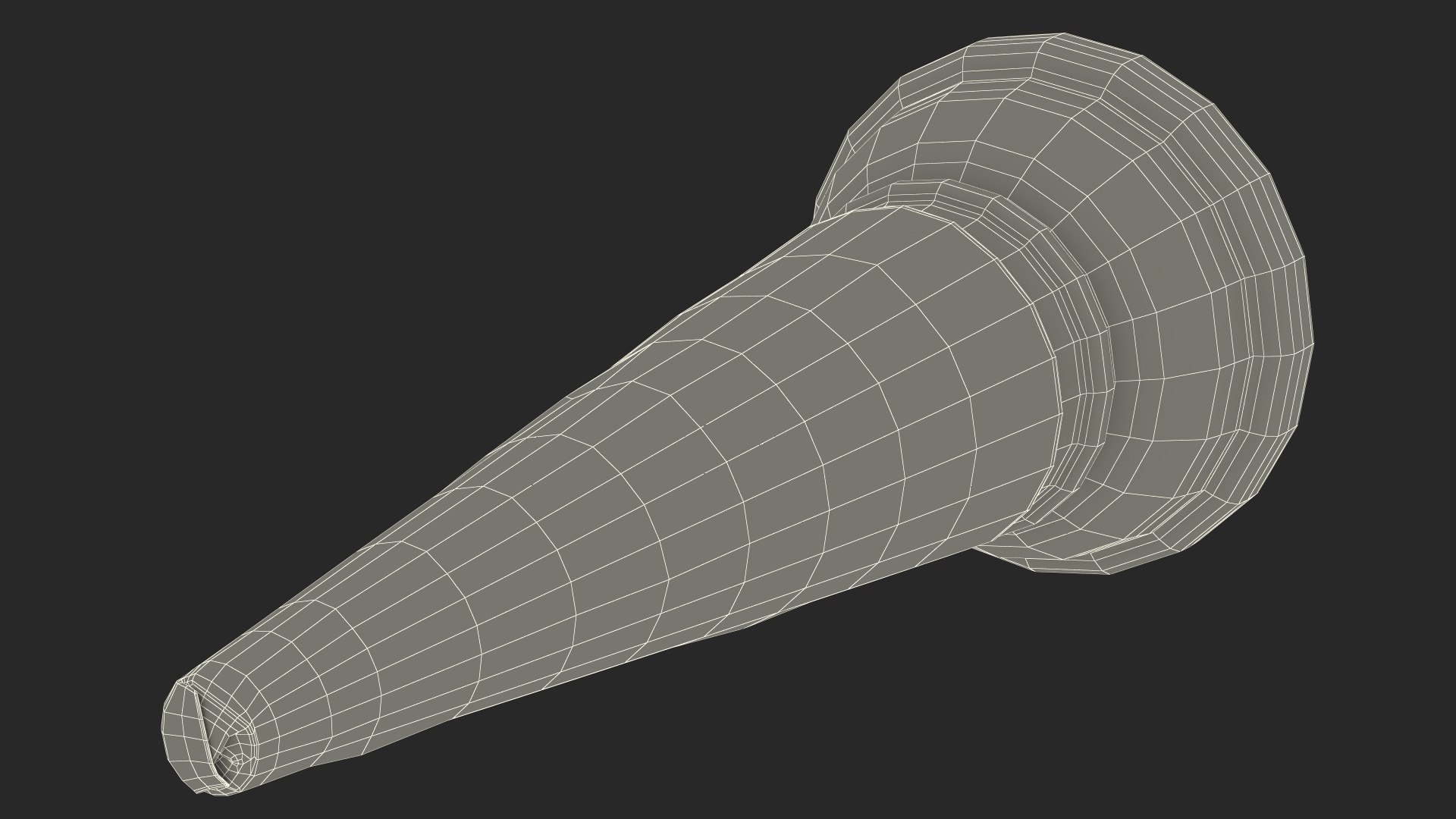 Pointed Bottom JOY Cake Cone 3D - TurboSquid 2246372