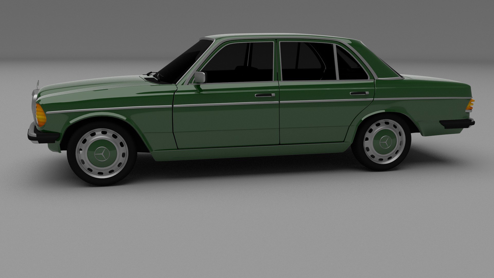 3d Mercedes W123 Model