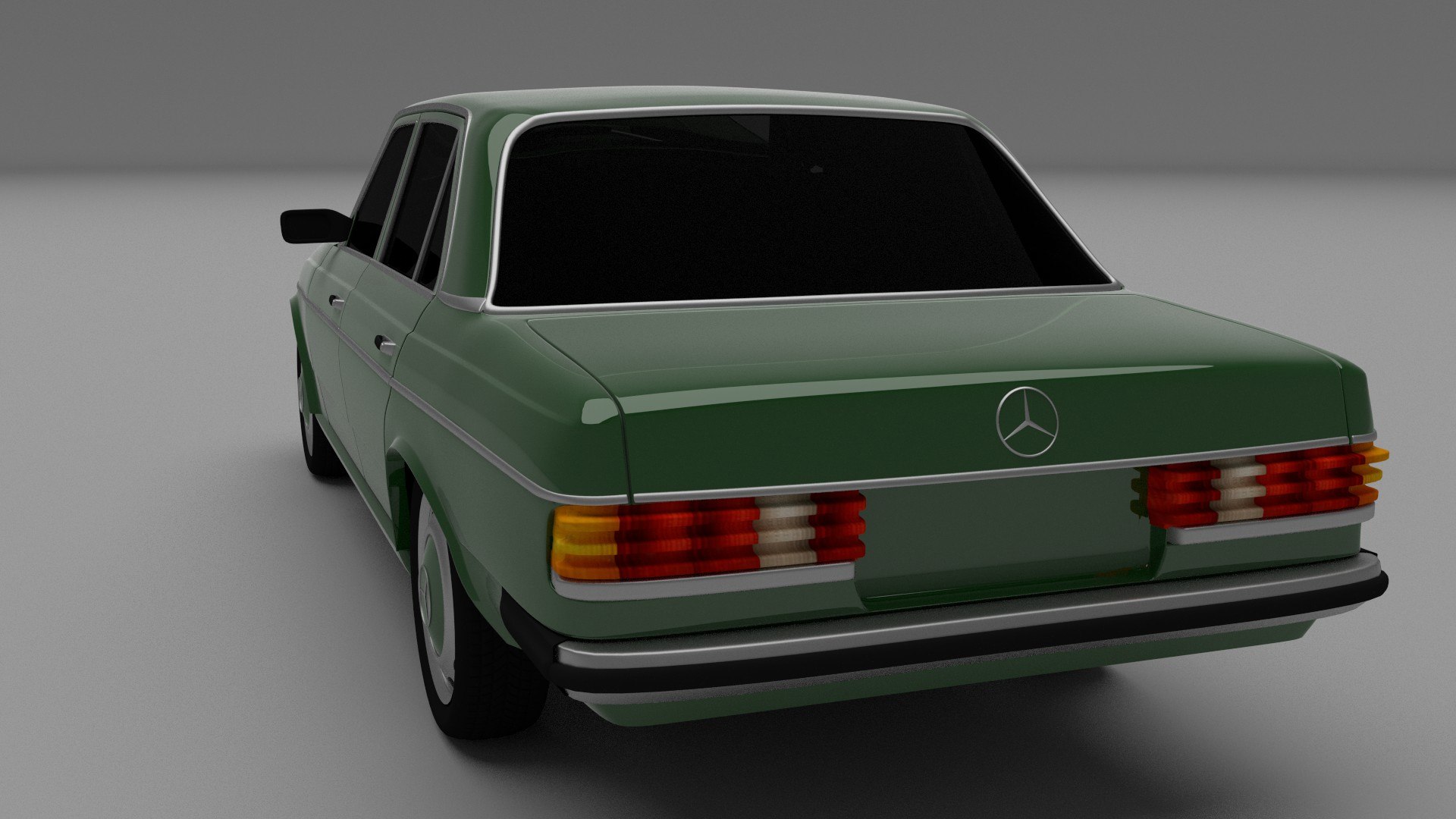 3d Mercedes W123 Model