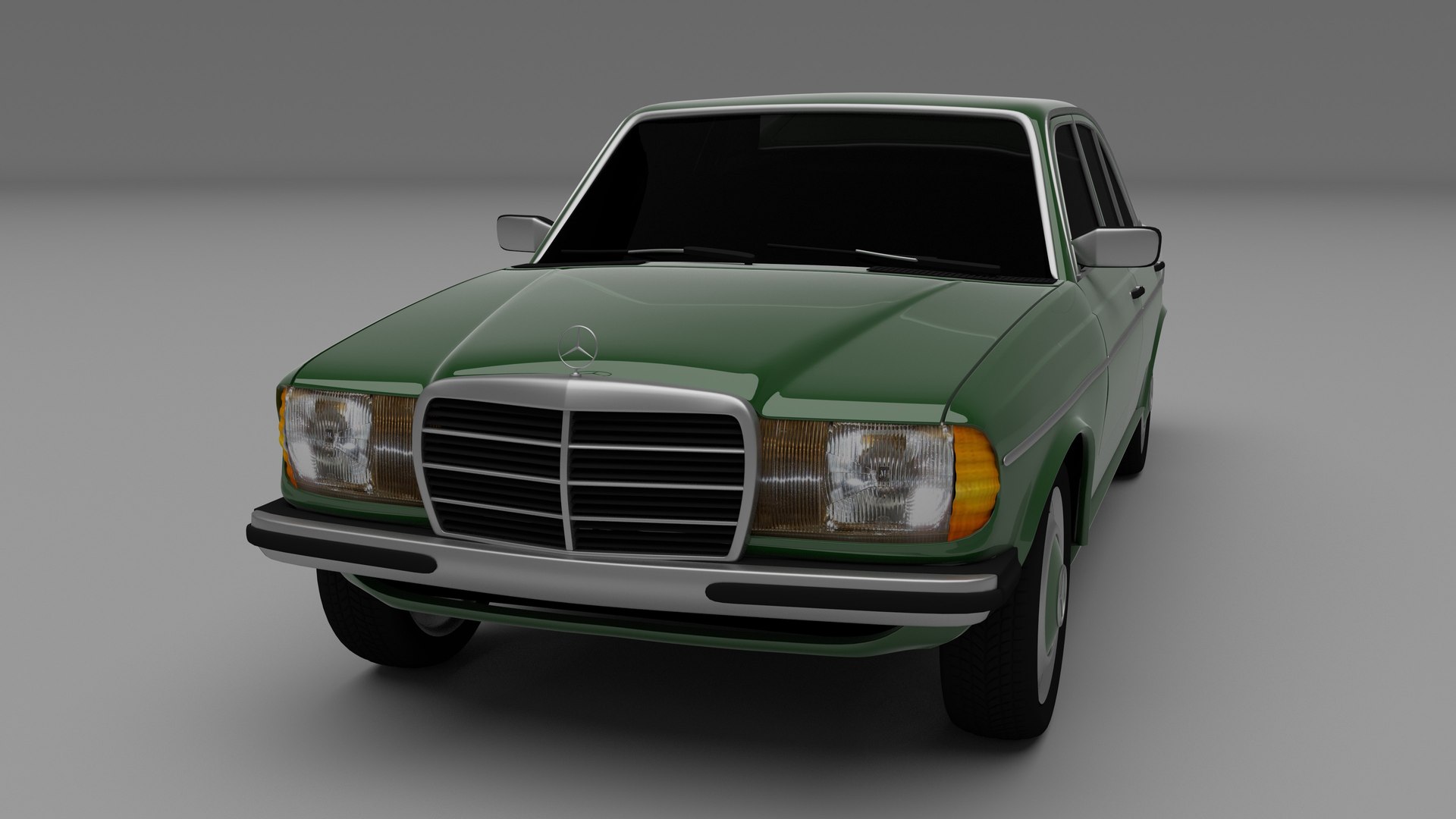 3d Mercedes W123 Model
