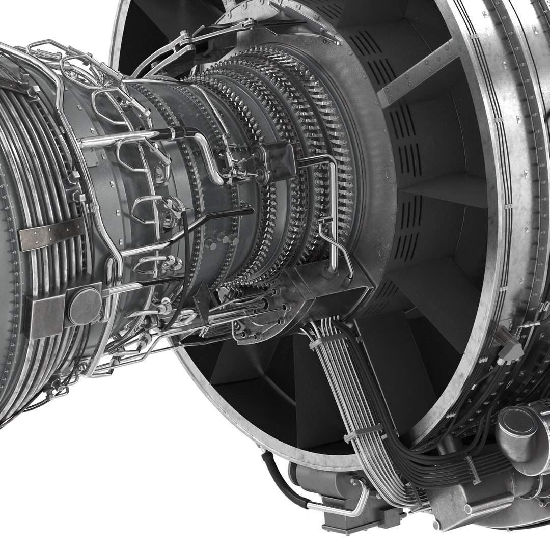 3d turbofan engine cfm international model