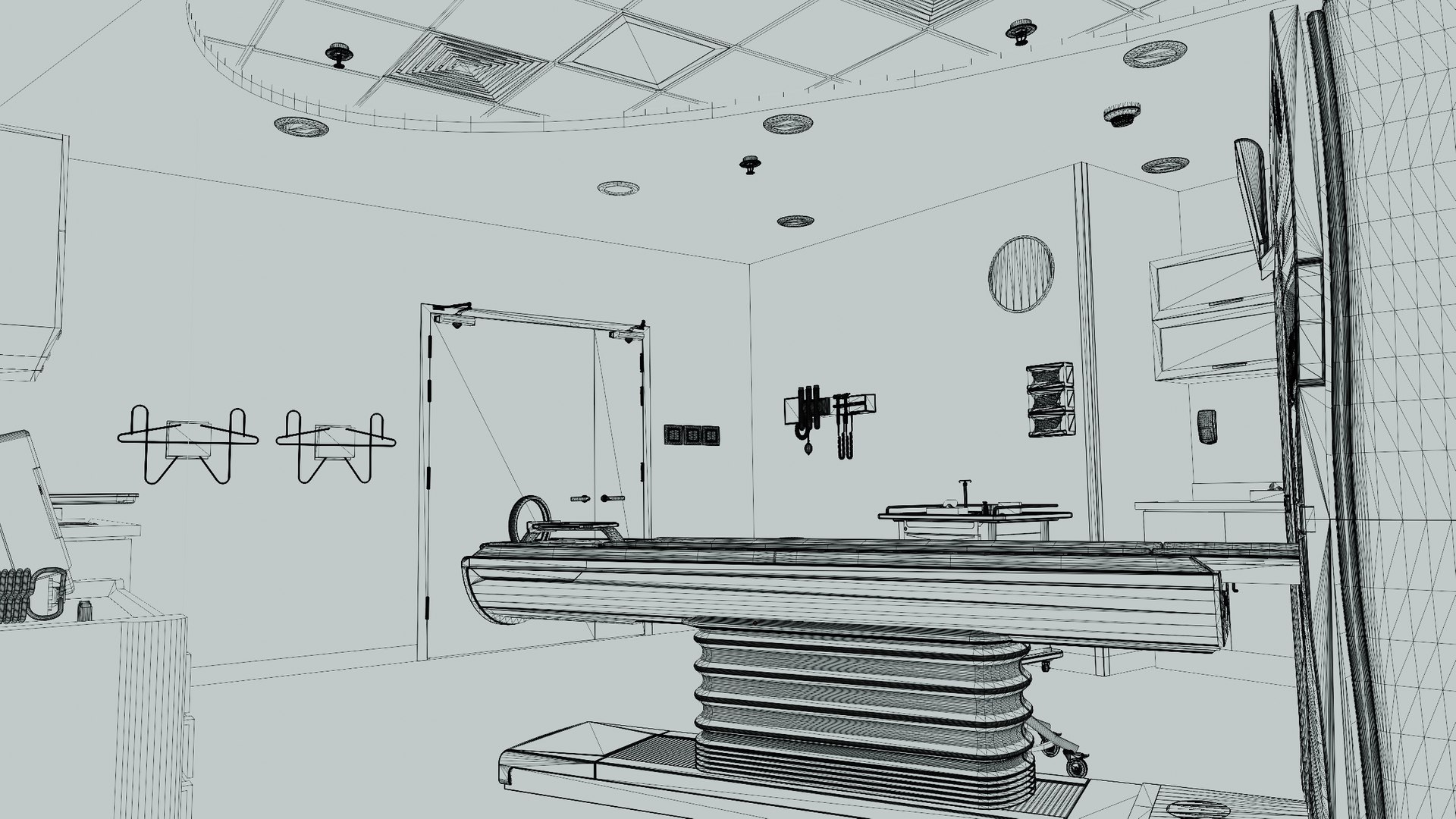 MEDICAL SPACES RADIOLOGY CT SCAN ROOM 3D Model - TurboSquid 1768425