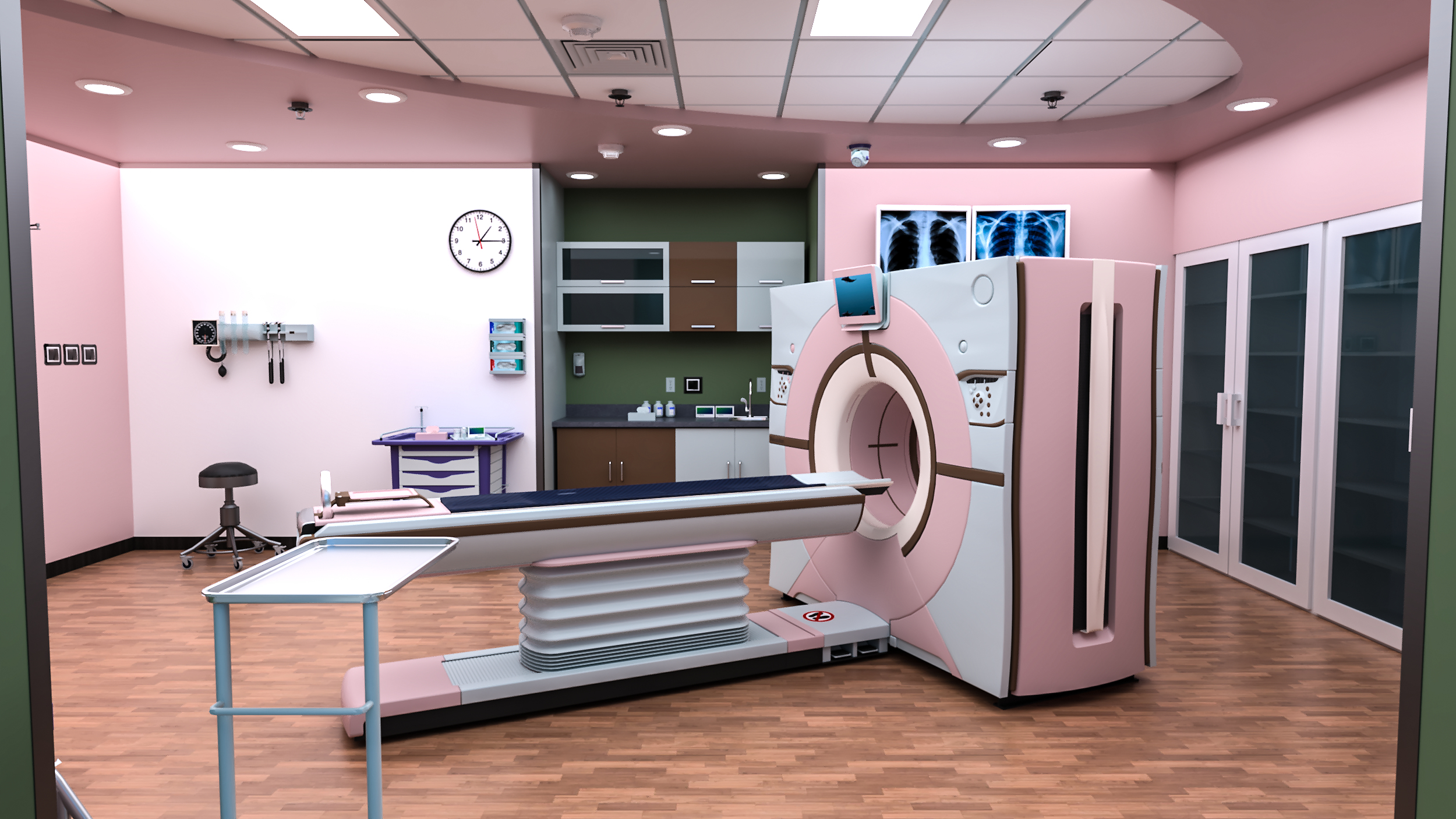 의료 공간-방사선-CT-스캔실 3D 모델 - TurboSquid 1768425