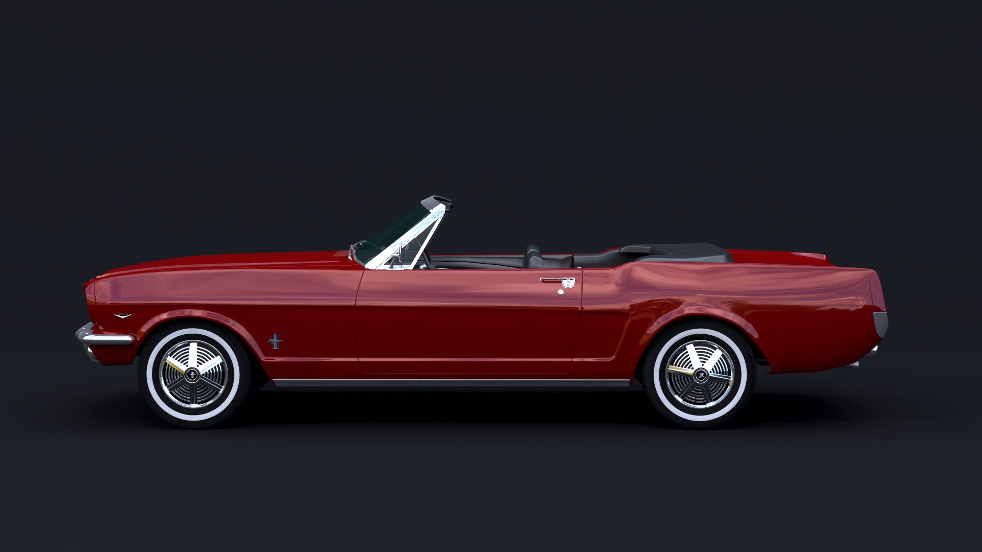 Ford Mustang Convertible Collection 1966-2017 3D - TurboSquid 1802089