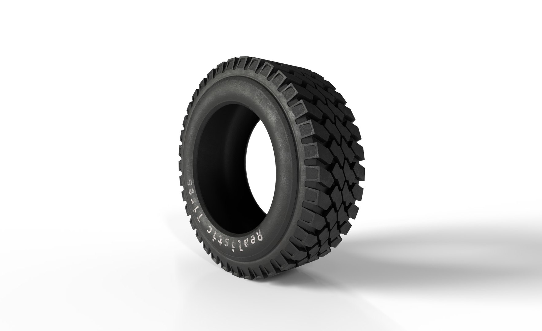 3D Truck Tires Low-poly Model - TurboSquid 1985131