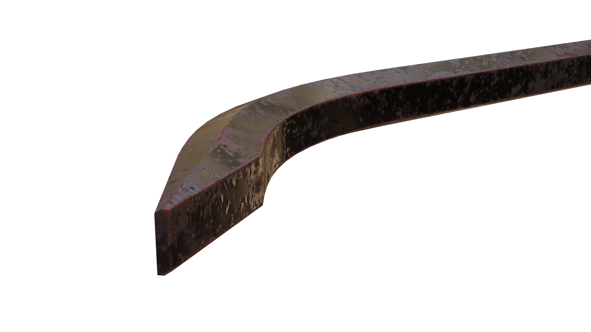 Rusted Crowbar 3D Model - TurboSquid 1859695