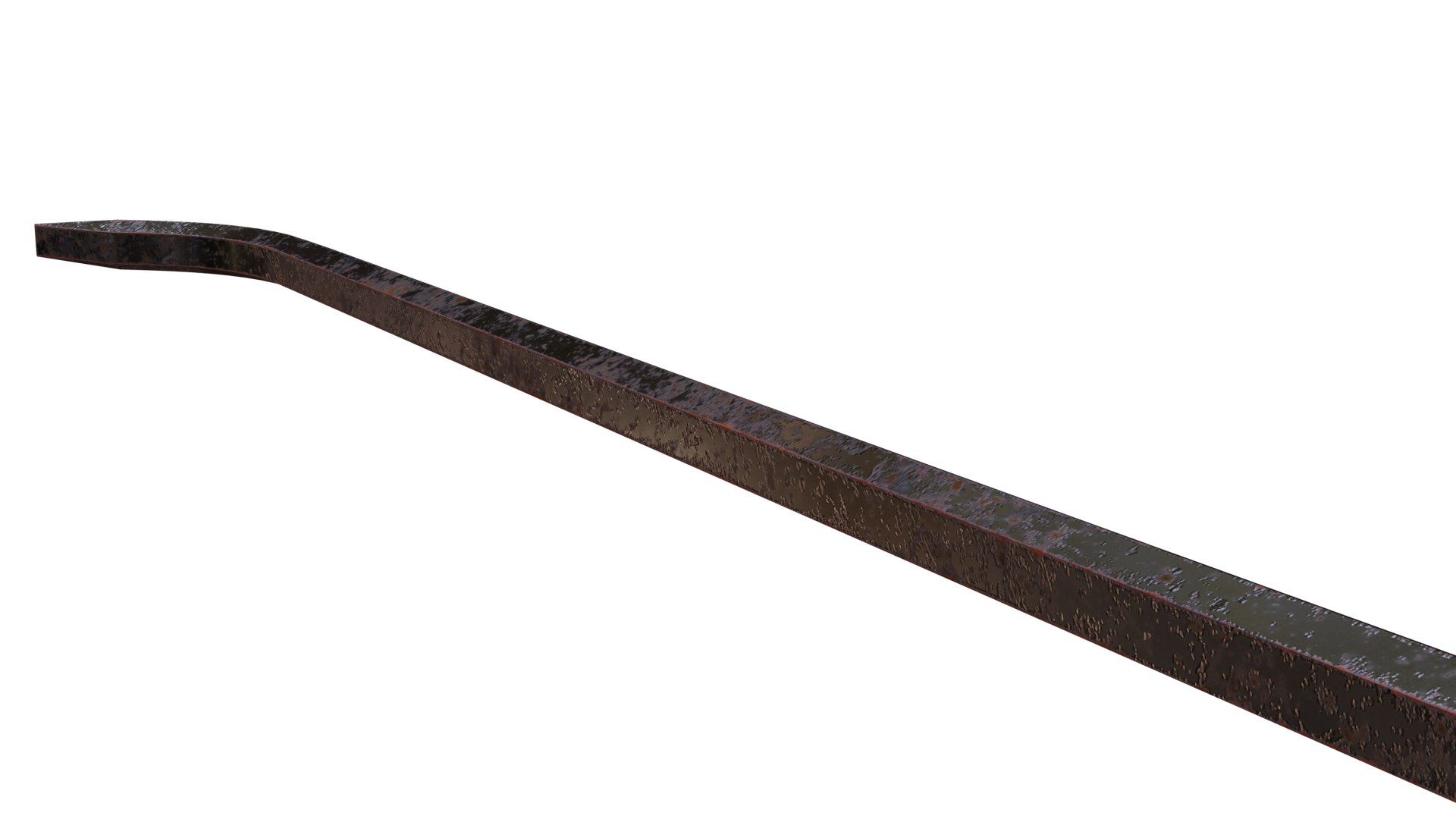 Rusted Crowbar 3D Model - TurboSquid 1859695
