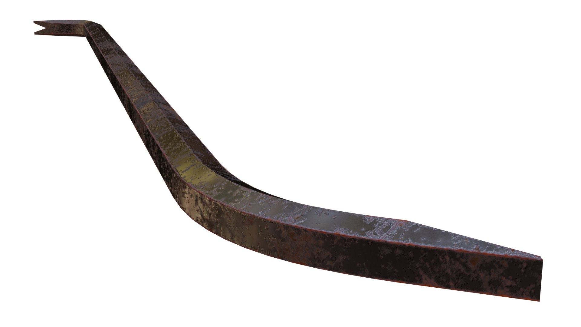 Rusted Crowbar 3D Model - TurboSquid 1859695