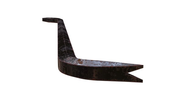 Rusted Crowbar 3D model - TurboSquid 1859695