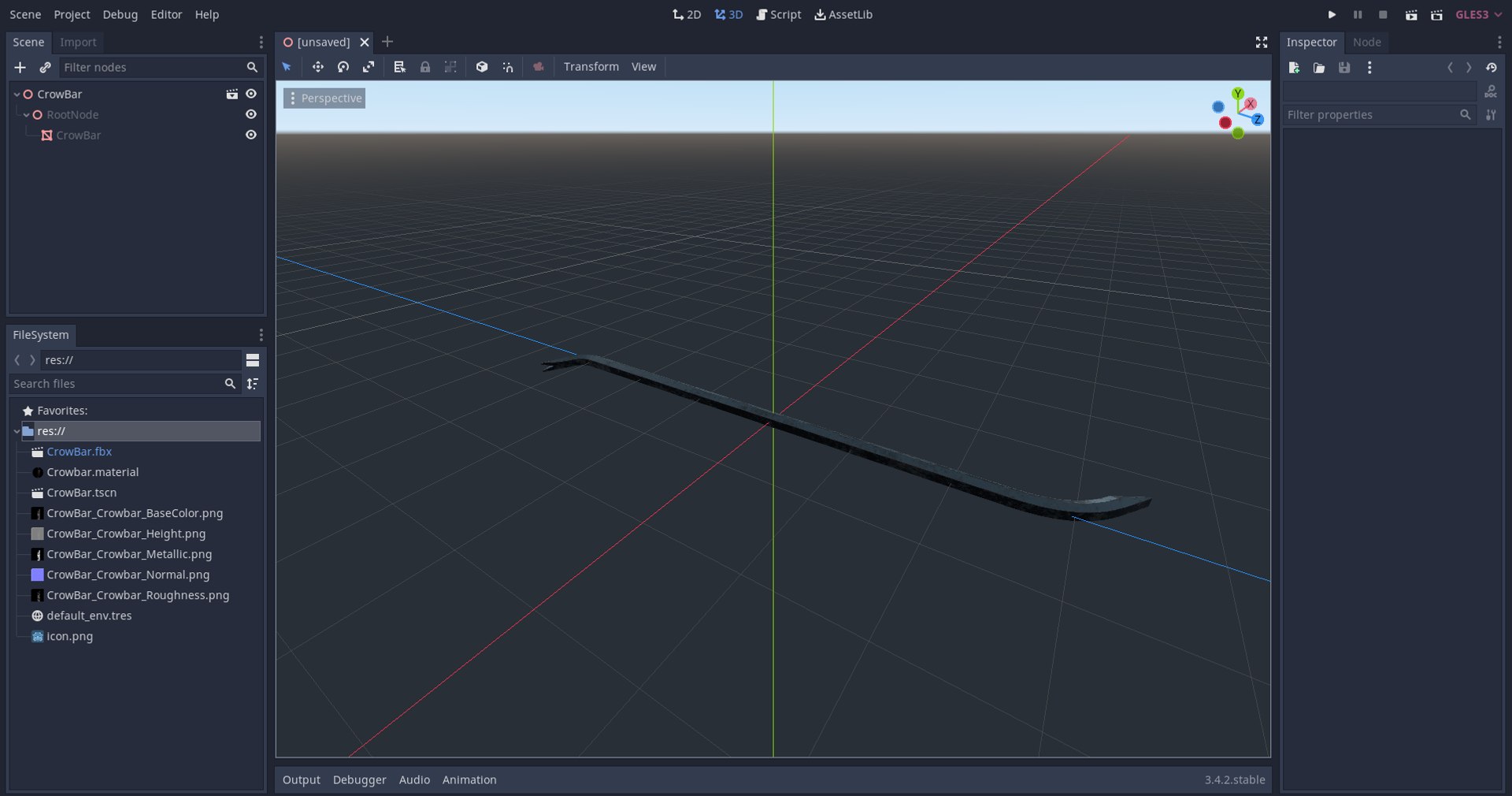 Rusted Crowbar 3D Model - TurboSquid 1859695