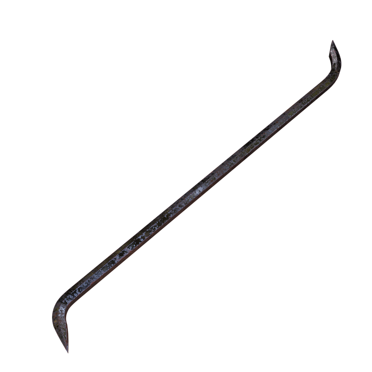 Rusted Crowbar 3D model - TurboSquid 1859695