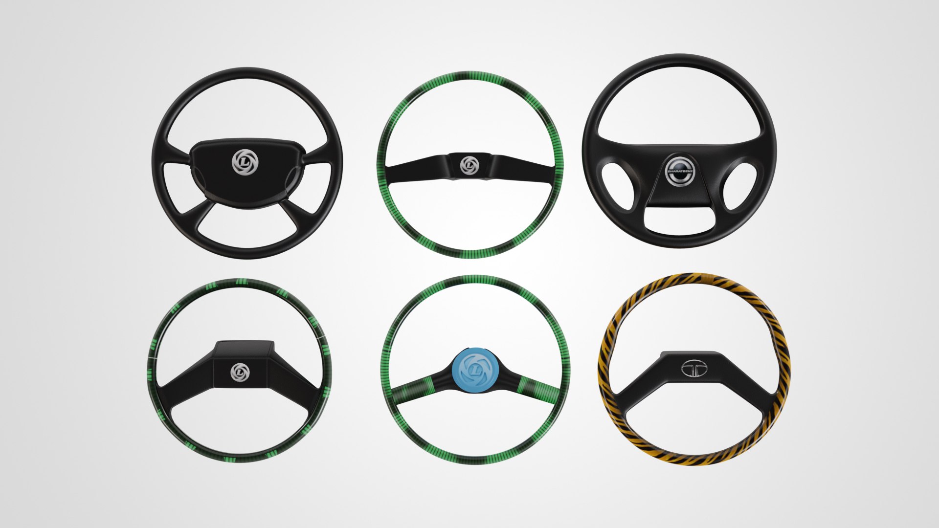 3D 6 Indian Bus Steering - TurboSquid 1901802