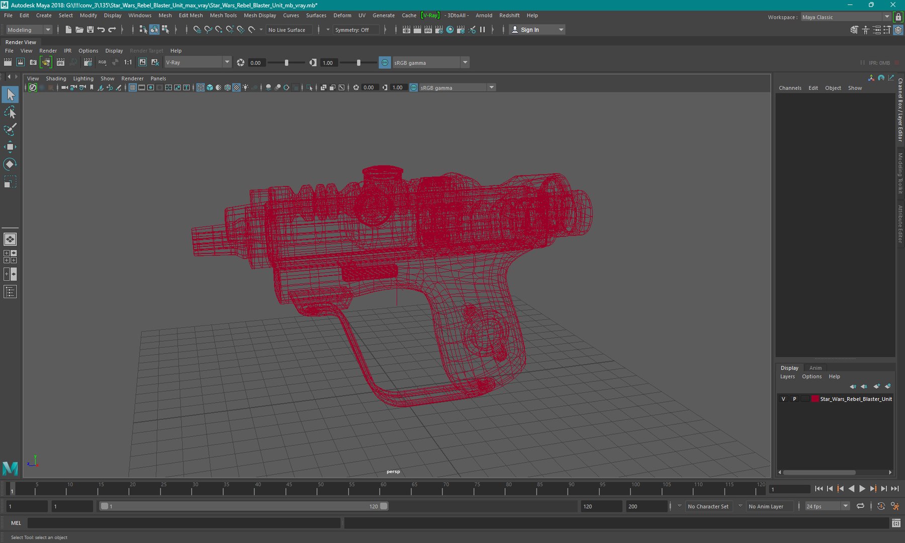 3D Star Wars Rebel Blaster Unit - TurboSquid 2417331
