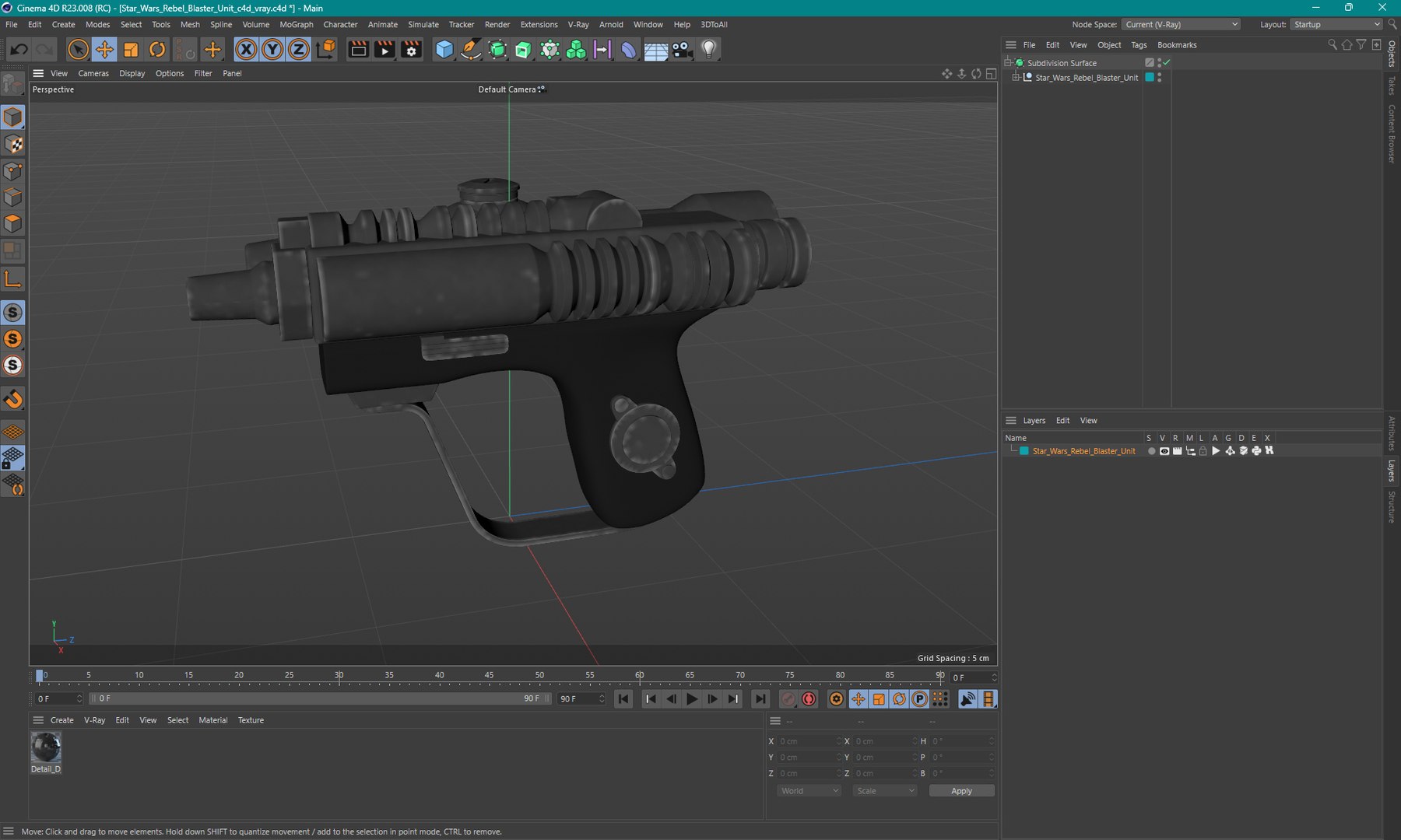 3D Star Wars Rebel Blaster Unit - TurboSquid 2417331