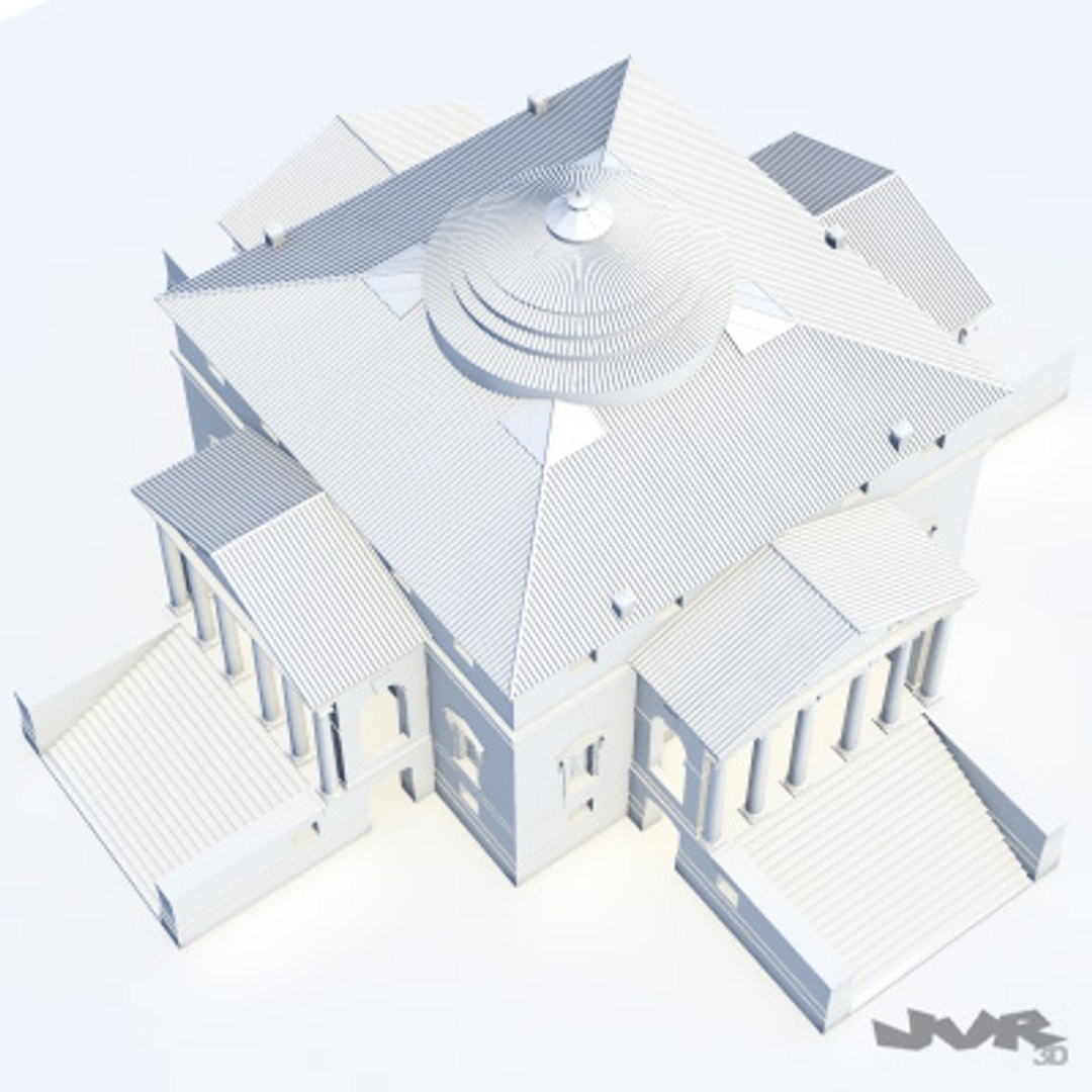 Villa Capra La Rotonda 3d Model