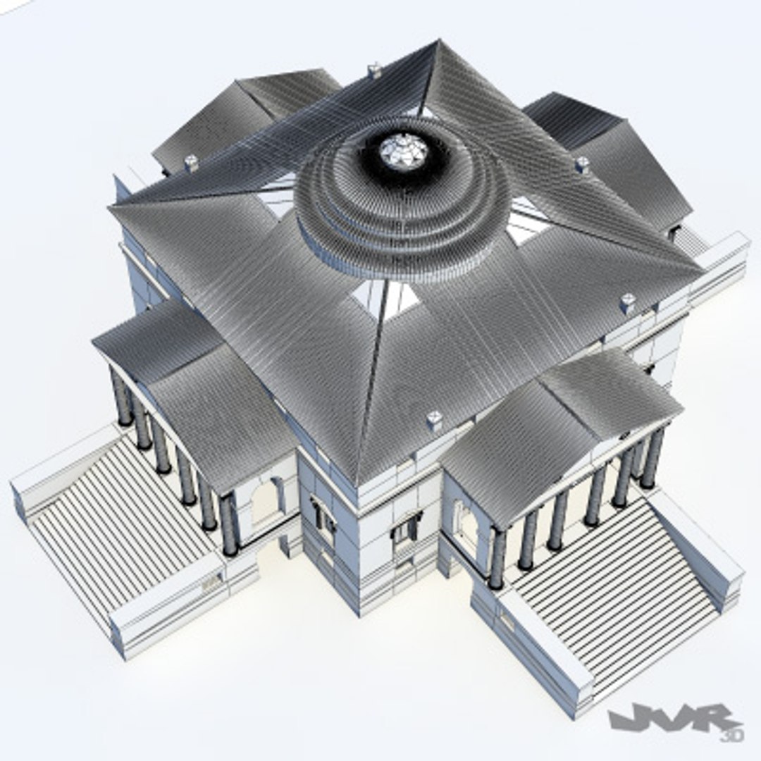 Villa Capra La Rotonda 3d Model