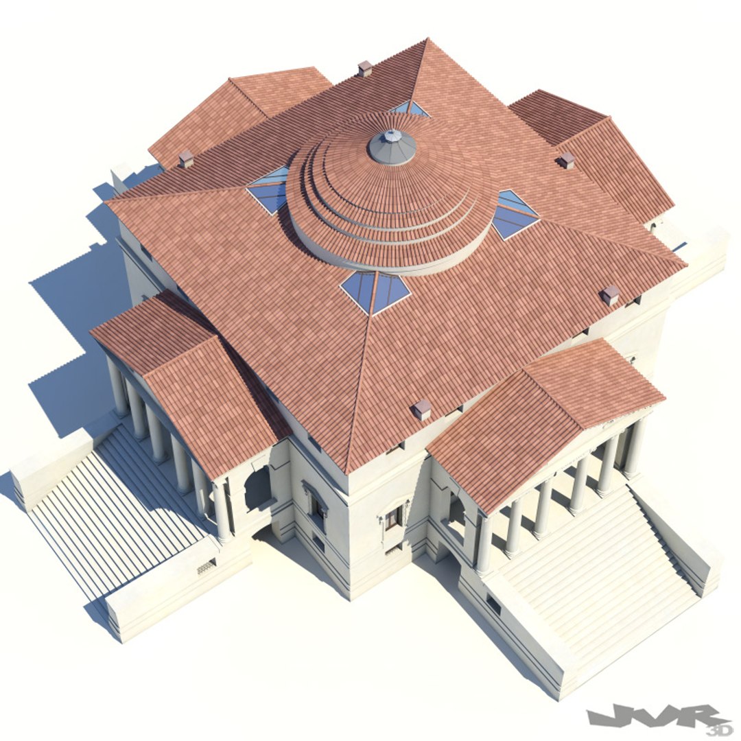 Villa Capra La Rotonda 3d Model