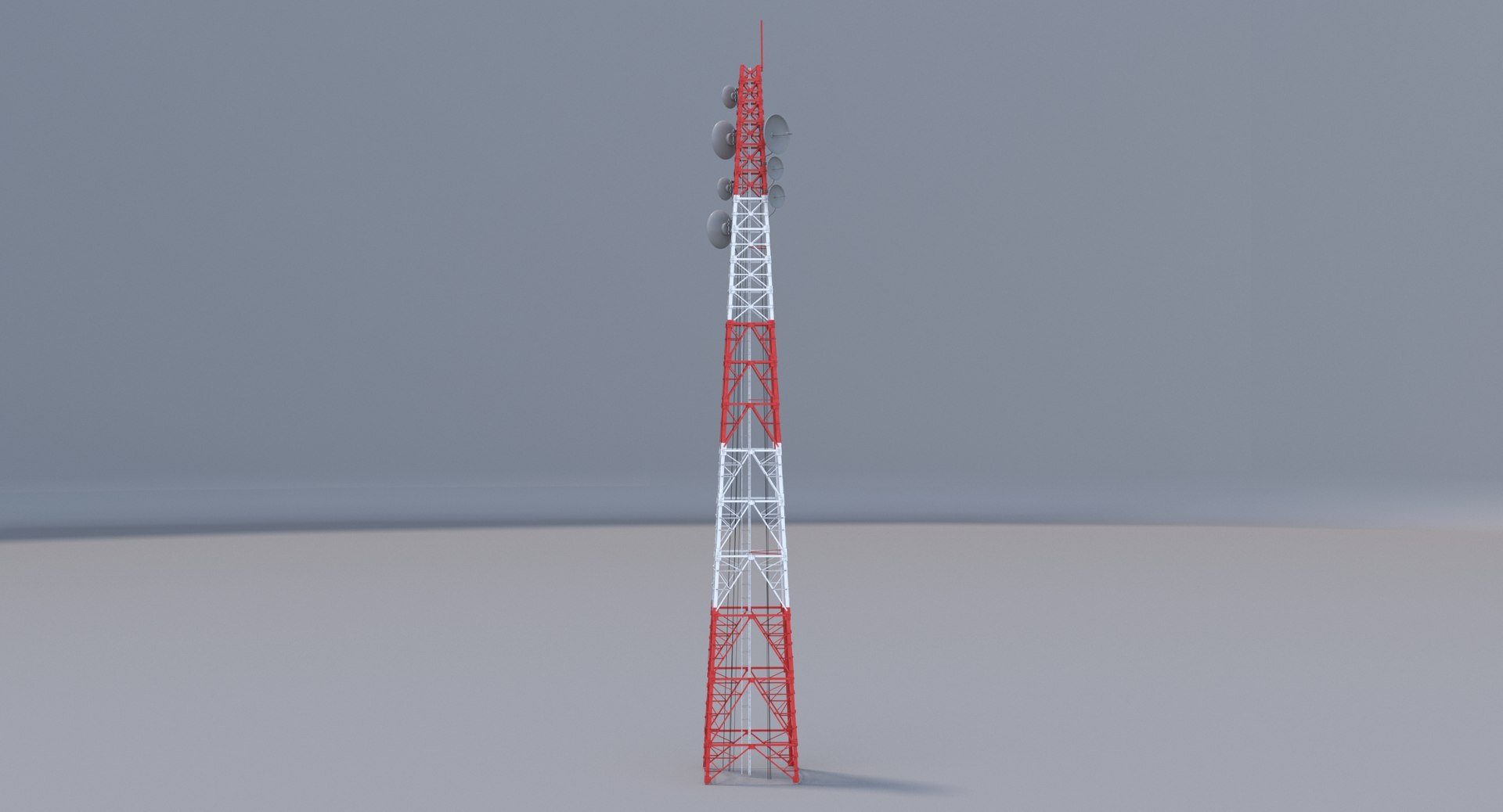 Cellular Tower 3D Model - TurboSquid 1726609
