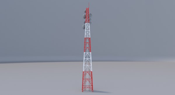 Cellular Tower 3D model - TurboSquid 1726609
