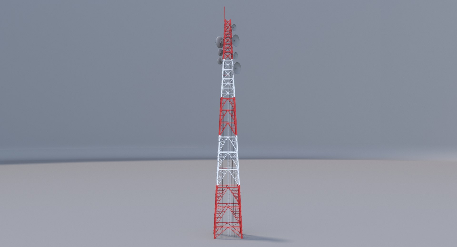 Cellular Tower 3D Model - TurboSquid 1726609