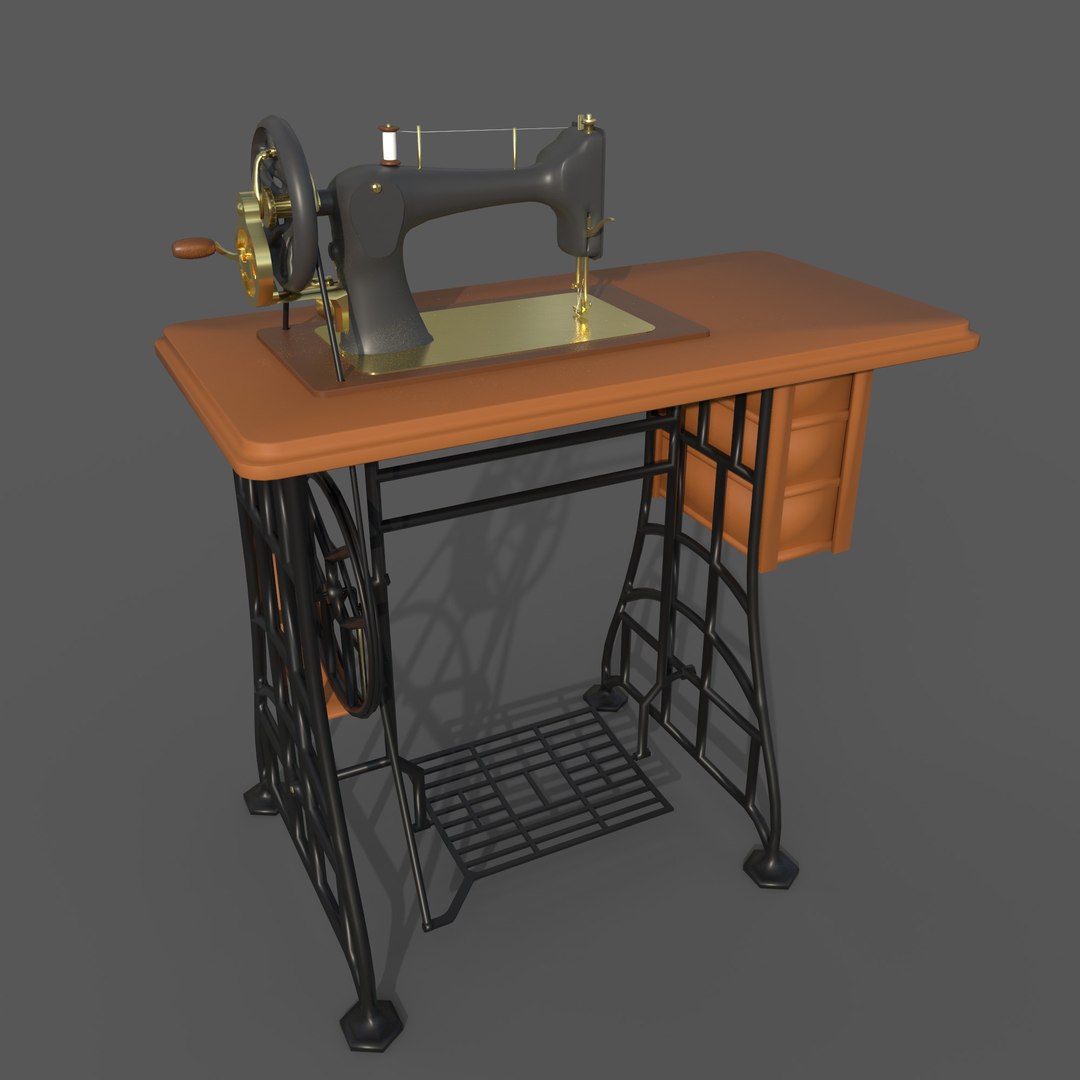 Sewing Machine 3D Model - TurboSquid 2252812