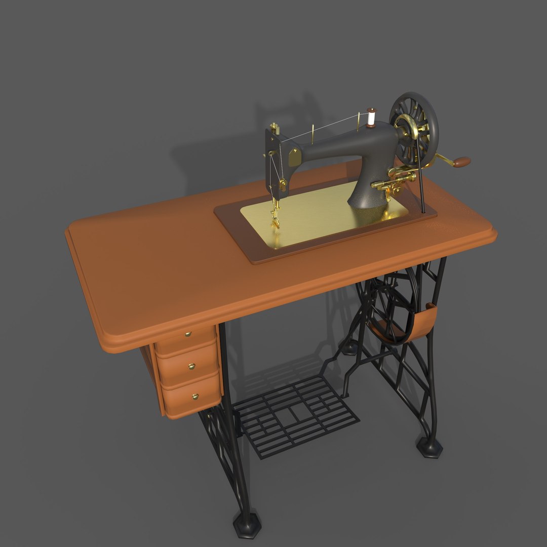 Sewing Machine 3D Model - TurboSquid 2252812