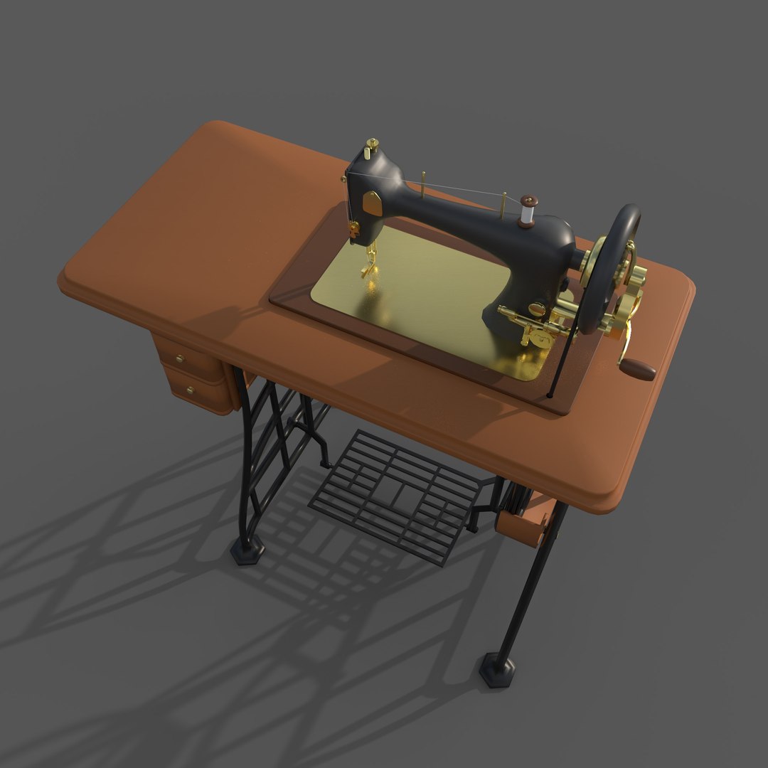 Sewing Machine 3D Model - TurboSquid 2252812