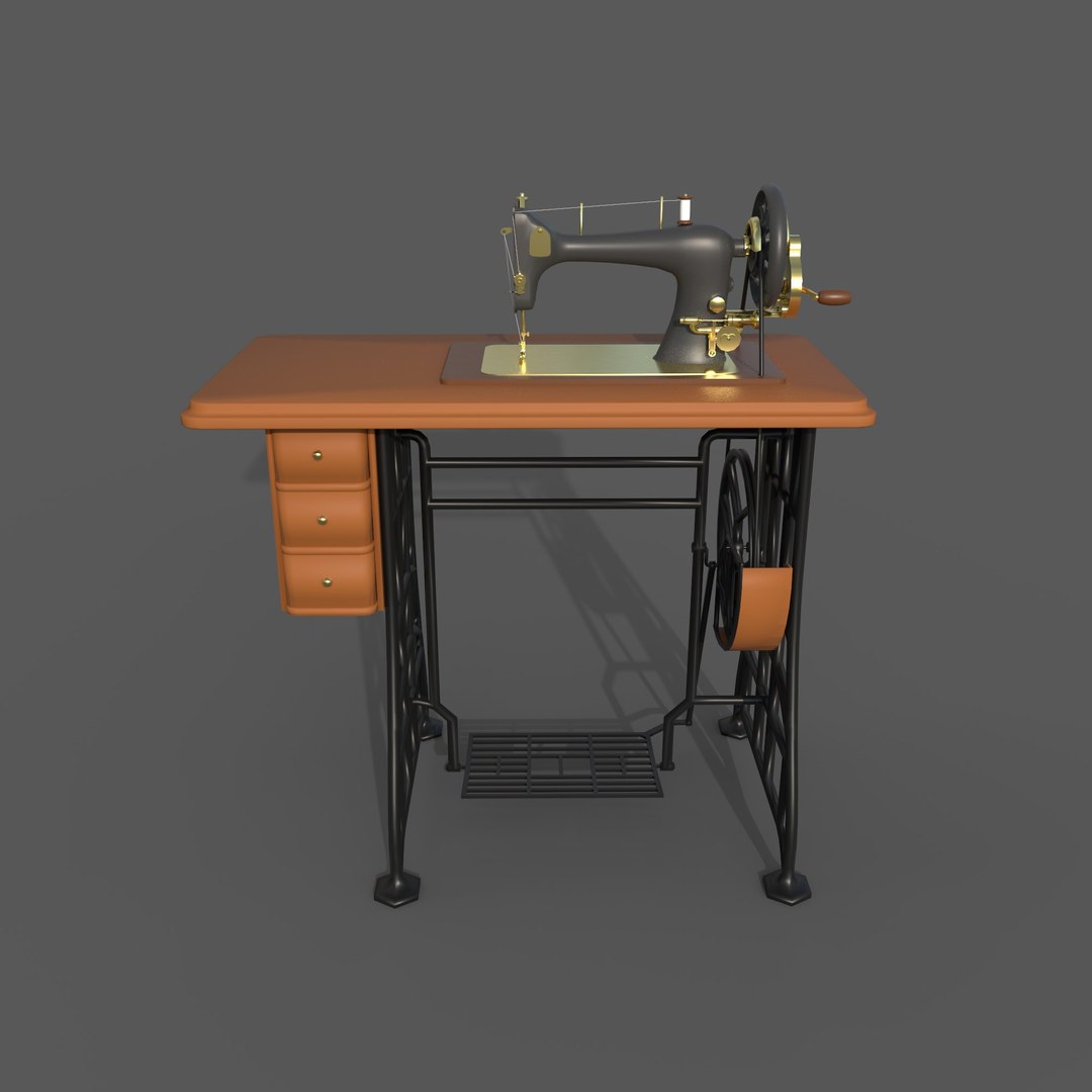 Sewing Machine 3D Model - TurboSquid 2252812