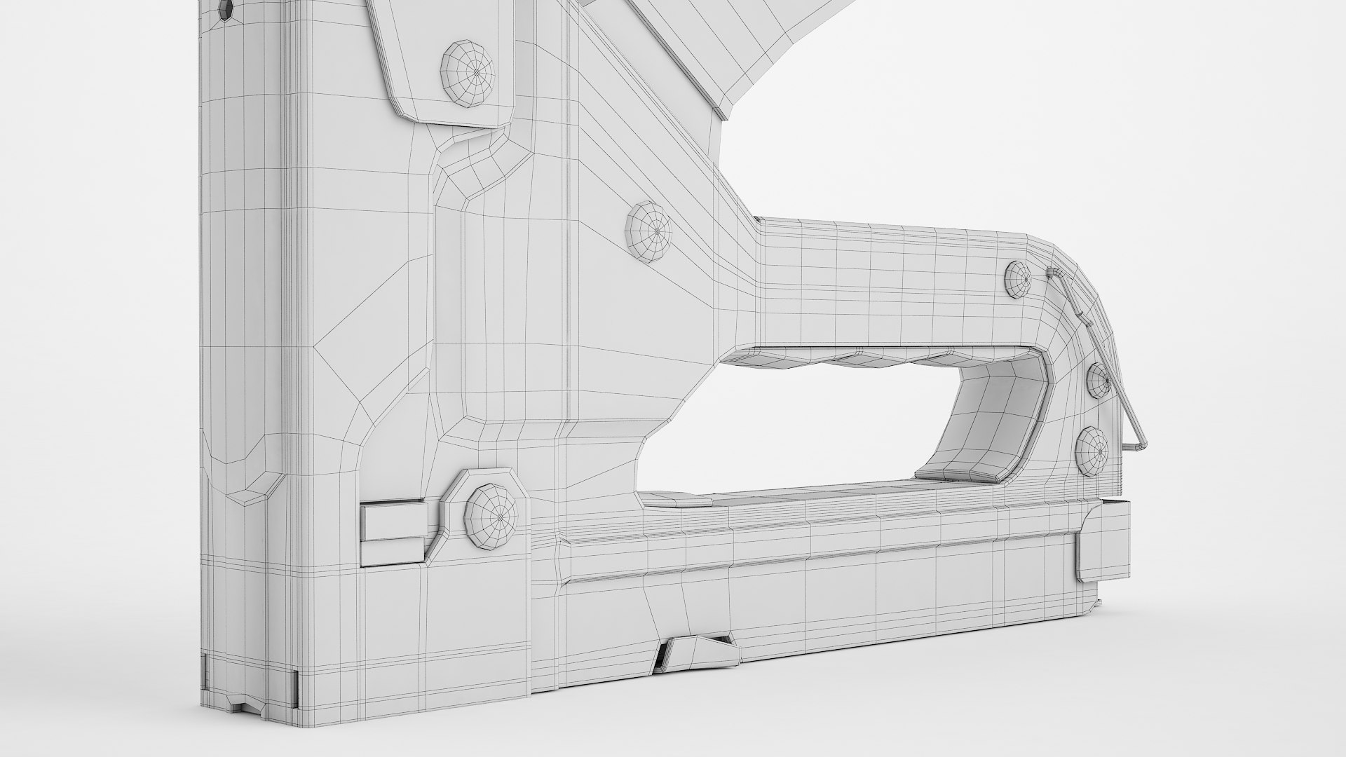 Staple Gun Model - TurboSquid 1491266
