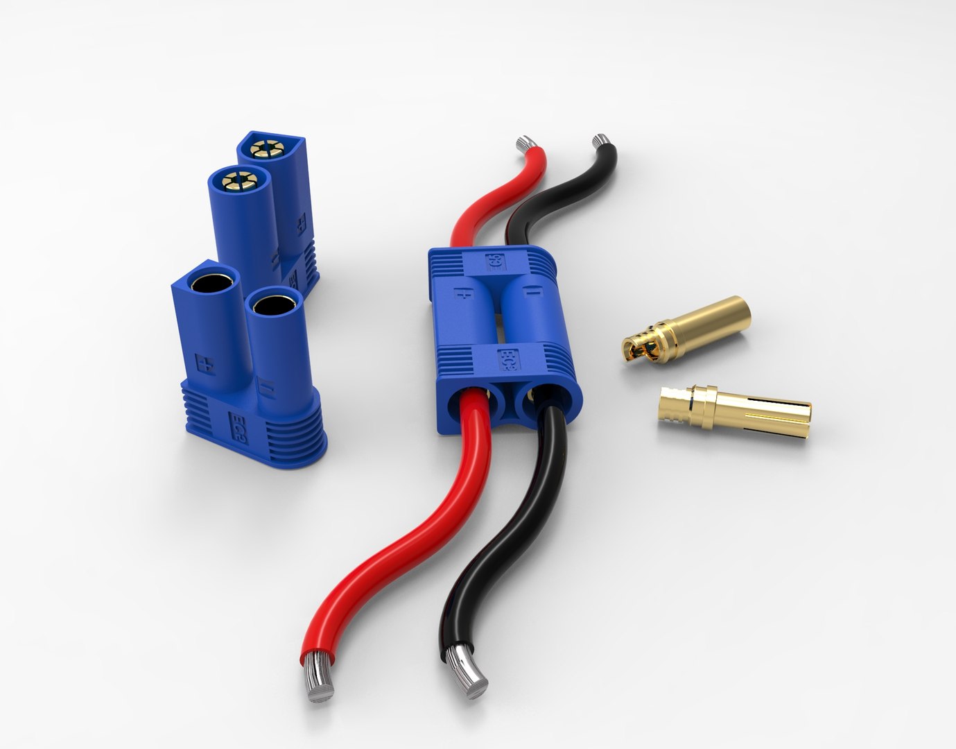 3D EC5 Connector Pair Model - TurboSquid 1828662