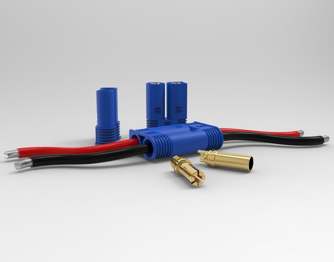 3D EC5 Connector Pair Model - TurboSquid 1828662