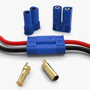EC5 female connector 3D model - TurboSquid 1828517