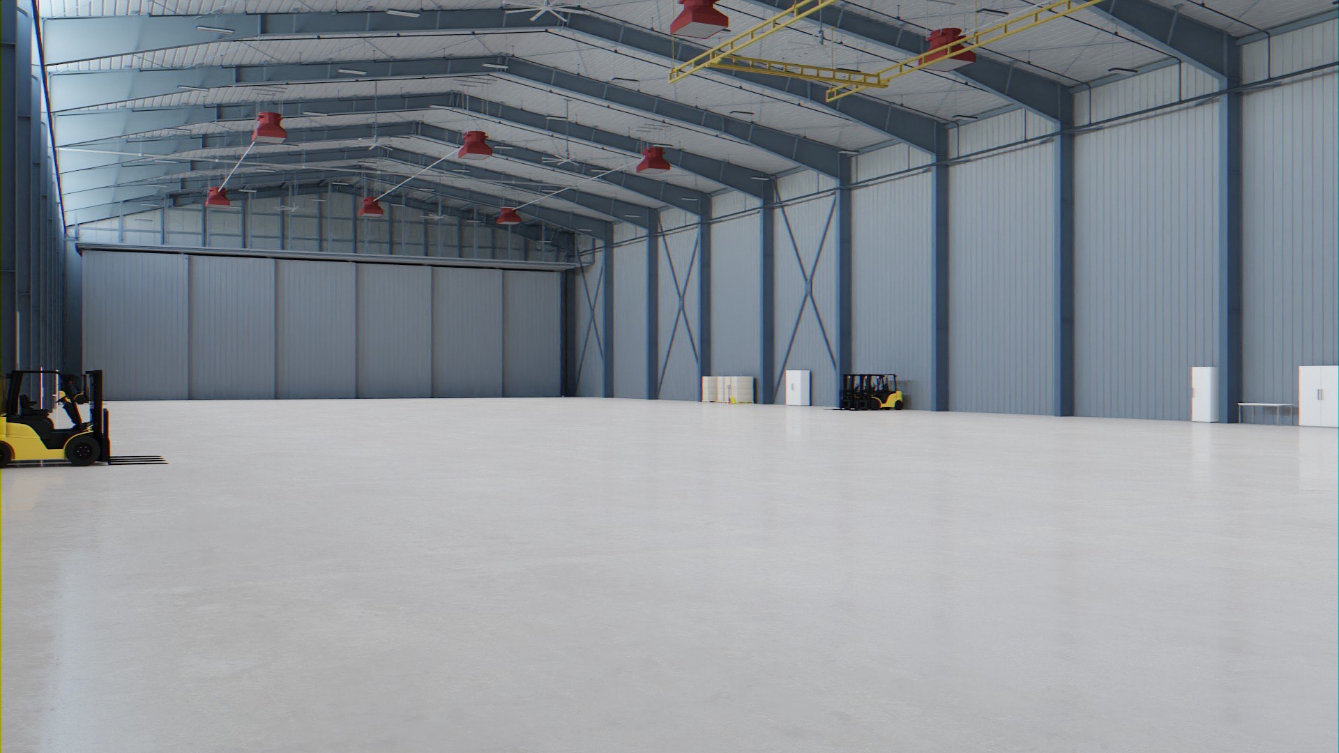 Interior Hangar 3D Model - TurboSquid 1676206