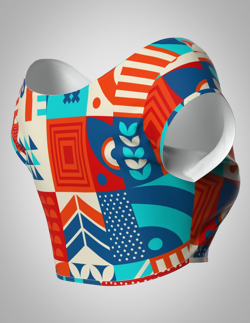 Crop Top 3D Model - TurboSquid 2009676